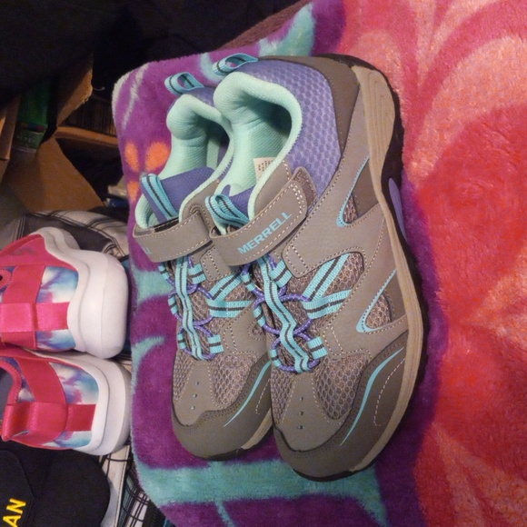 Merrell | Shoes | Nwot Ladies 45m Merrell Velcro Slip On Hikingwalking ...